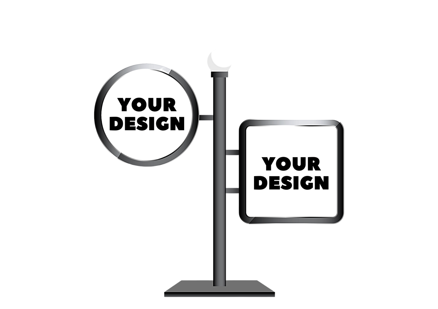 Multi Lit-Flange with Pole – Brand Professor